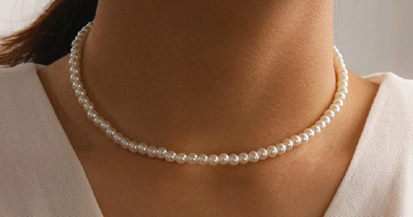 Fashion Colier Mini Perle Choker